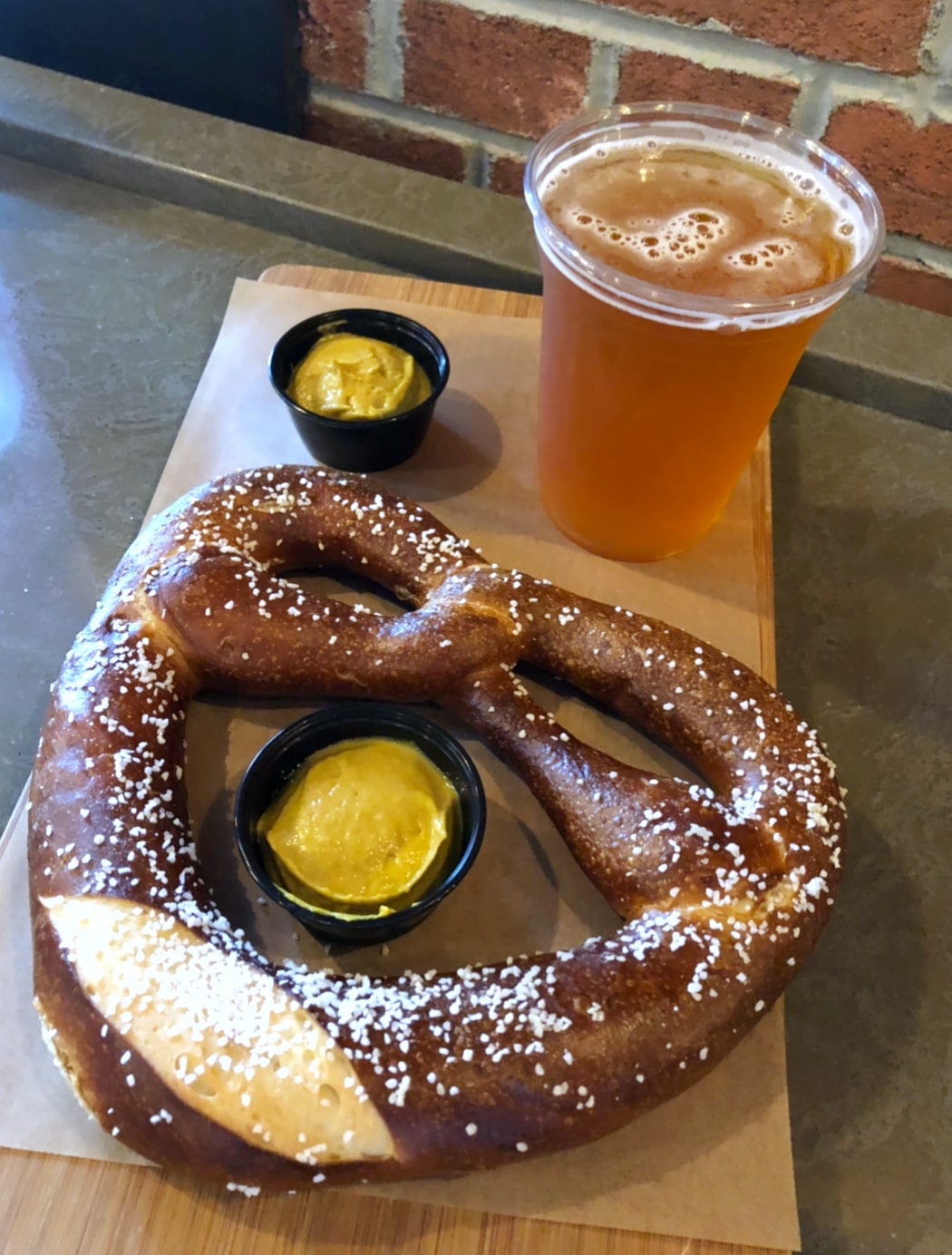 Vegan Pretzel At BaseLine Tap House In Disney s Hollywood Studios vegan-pretzel-at-baseline-tap-house-in-disney-s-hollywood-studios